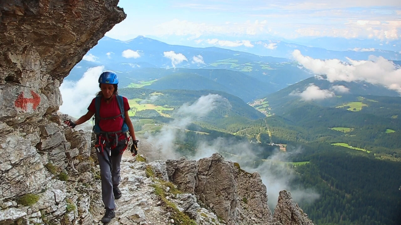 Via ferrata Passo Santner - Peer.tv